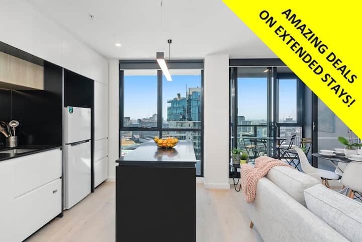 Apollo - Contemporary Style *Wifi Parking Views - Melbourne