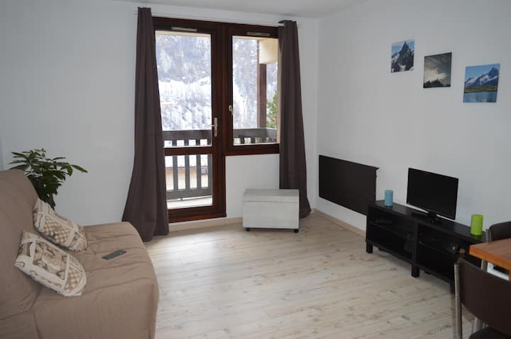 Charmant Studio Avec Balcon Face à La Meije - La Grave