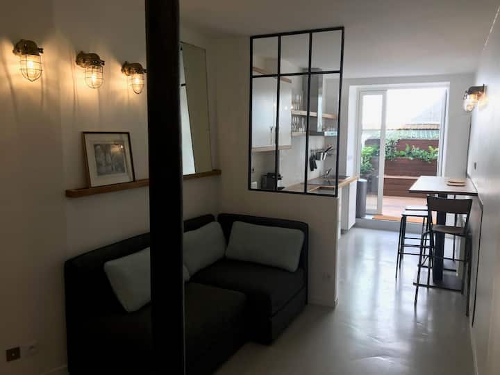 Lovely Flat With Terrace In A Quiet Neighborhood - Paris