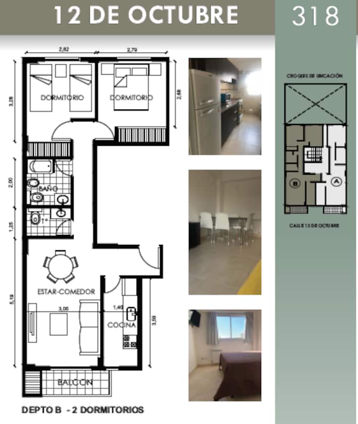 Departamento B Macrocentro, Estadía Confortable - Salta