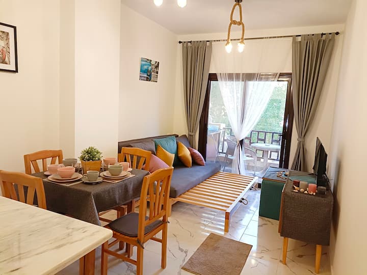 Turtles Beach Resort - 1 Bedroom Flat, 4 Adults - Hurghada