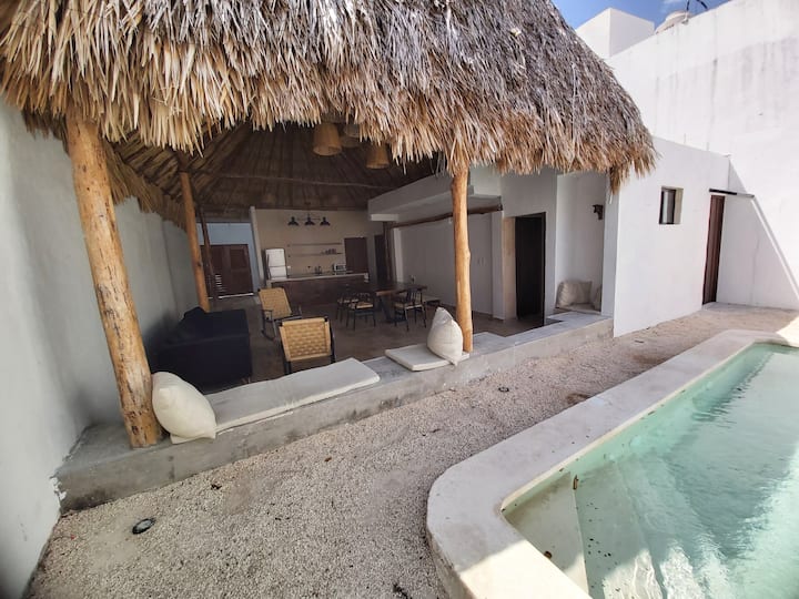 Casa Con Alberca, Piscina En Merida. Casa Palapita - Mérida