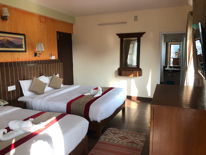 Family Room With Private Balcony , Garden - Pokhara