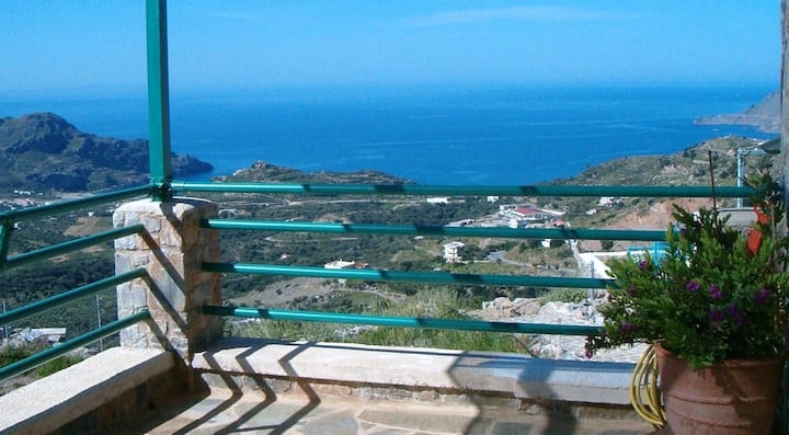 Stavio - South House - Panoramic Sea View. - Plakias