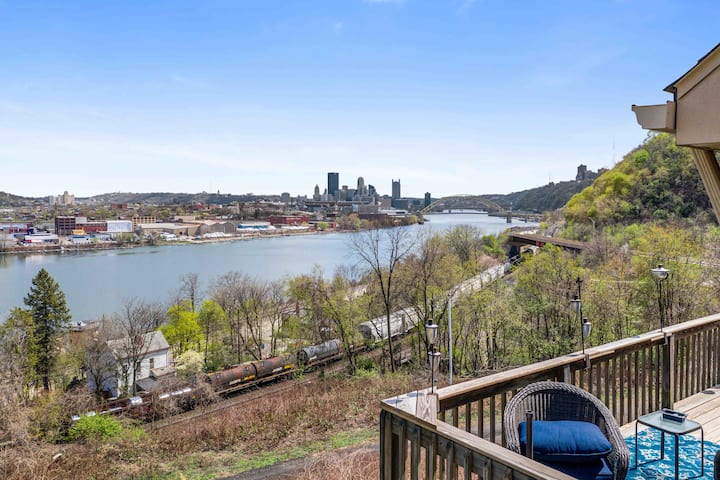 Pittsburgh Home With River & City Views! - 貝爾維尤