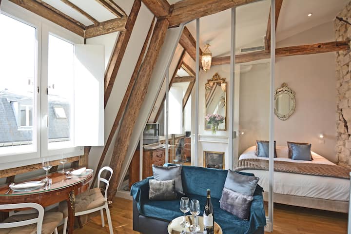 Style & Luxury: Top Floor, Elevator, Washer&dryer - Paris