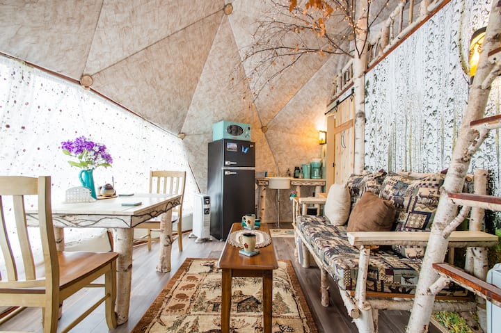 Catskill Domeo- Magical, Romantic And Unique Geodesic Dome - Windham, NY