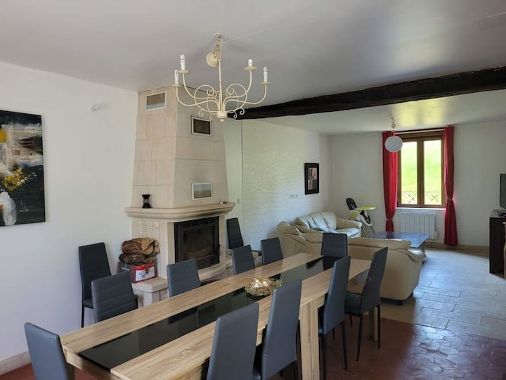 Maison Chaleureuse Avec Cheminée - Lac de Madine
