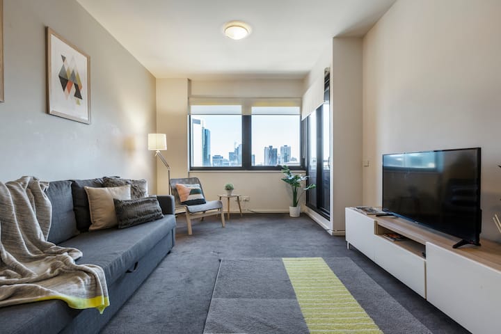1-br Apt Next To Emporium (City View + Wifi) - Melbourne