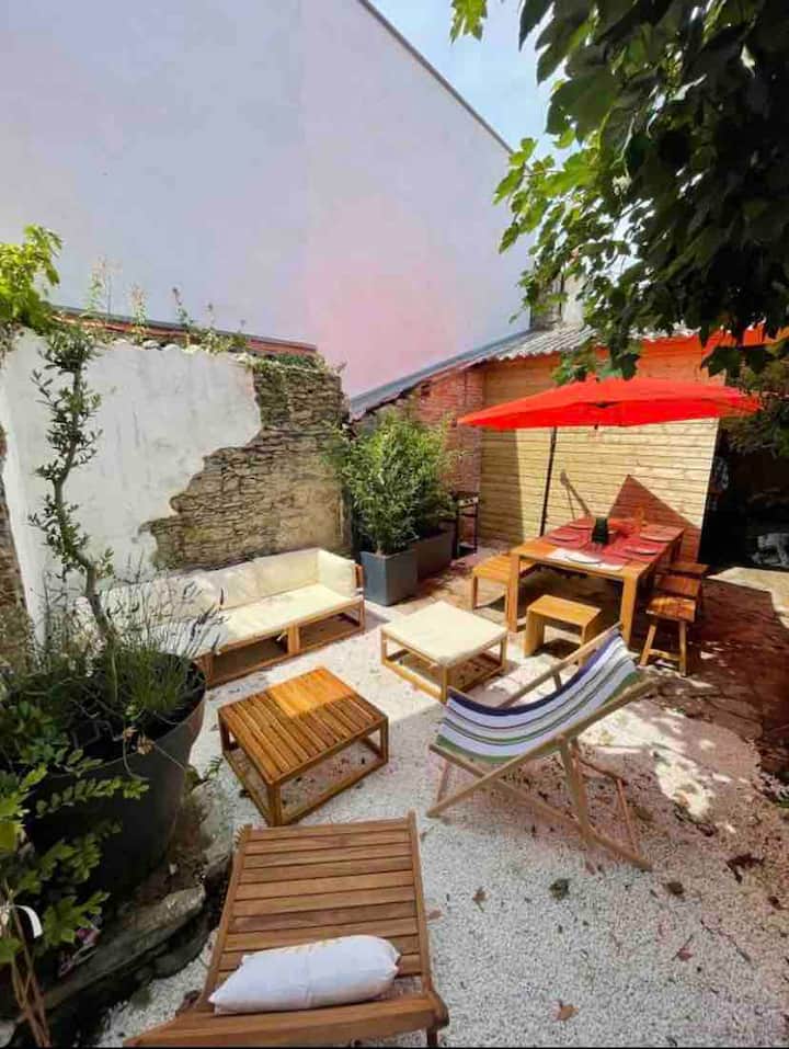 Havre De Paix à Pornic | Patio & Charme Côtier - Pornic