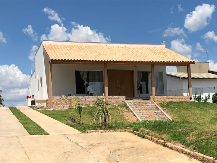 Aconchegante,familiar,piscina Churrasqueira Porsol - Itupeva