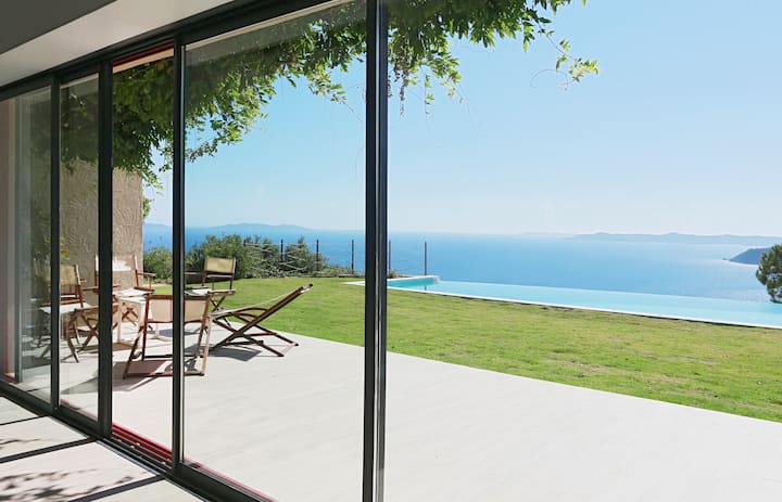 Villa D'architecte Classée, Piscine Vue Incroyable - Hyères