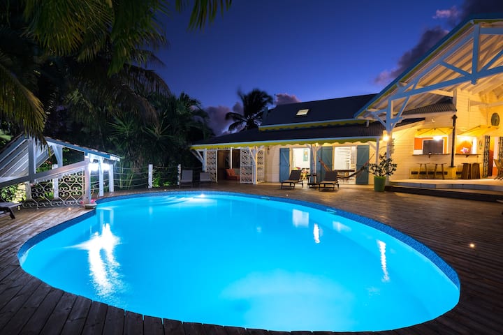 Villa Maloya, Au Calme Et Sans Vis à Vis. - Guadeloupe