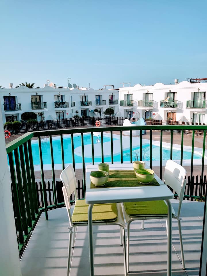 Condo Près Des Plages, Deux Piscines, Vue Dunas - Corralejo