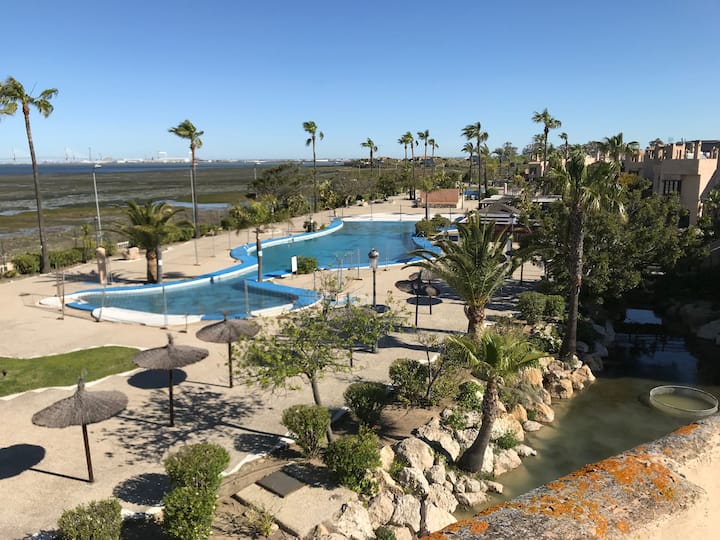 Bungalow, Playa, Piscina, Cádiz,  Parque Natural - Cádiz