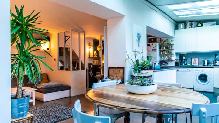 Charmante Maison En Ville Avec Jardin Au Calme - Nantes