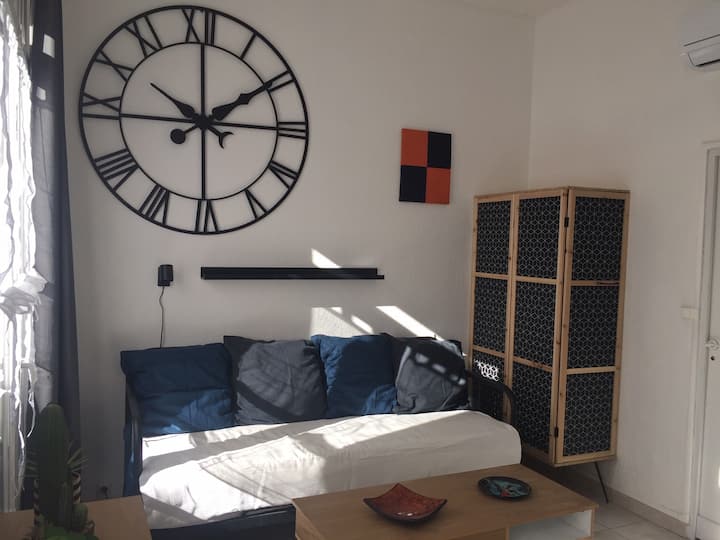 Studio Riviera Style Scandinave 50 M Gare, Plages - Frankreich