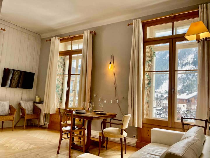 Lumineux Apartment 
Iconic Building 
Free Parking - Chamonix