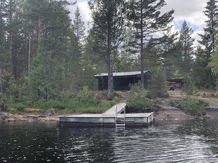 Nice Timber Hut In Lake - Private Pier - Modum