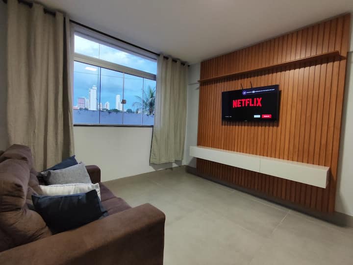 Sq417 Apto Recém-reformado Com Ar Condicionado 2q - Goiânia