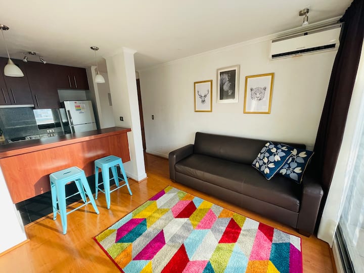 Cómodo Departamento Con Estacionamiento - Providencia