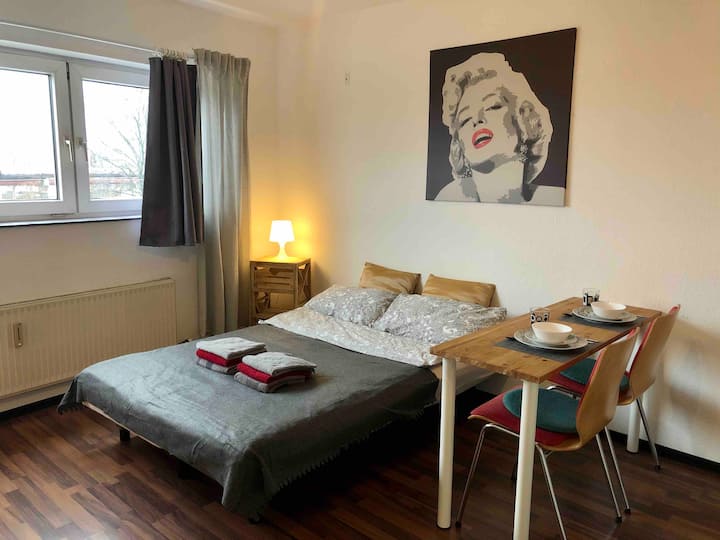 Modernes 1-zimmer-apartment Nähe Mannheim City - Mannheim