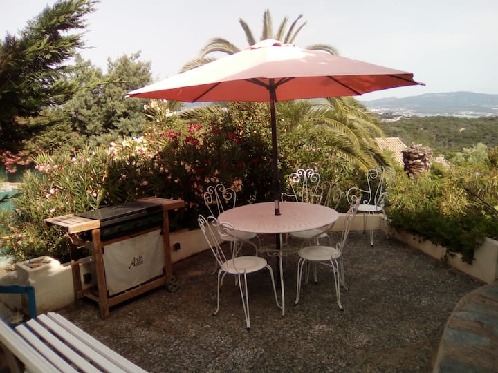 Porticcio Rez De Villa  Vue Superbe Mer-montagne - 꼬르스