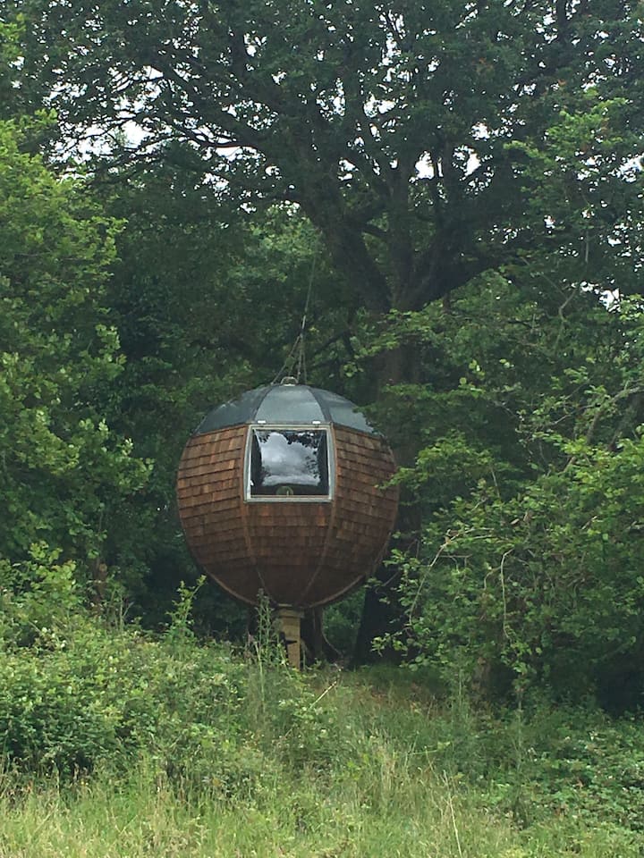 Treehouse - Floating Tree Sphere - Treehouses for Rent in Sturminster ...