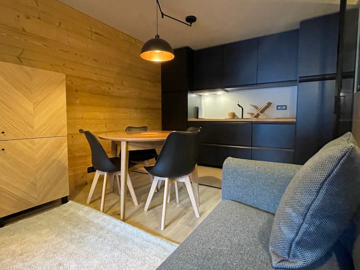 T2 Chic 42m2,8mn Des Pistes, Terrasse,6 Pers+1bebe - Lac De Beuil