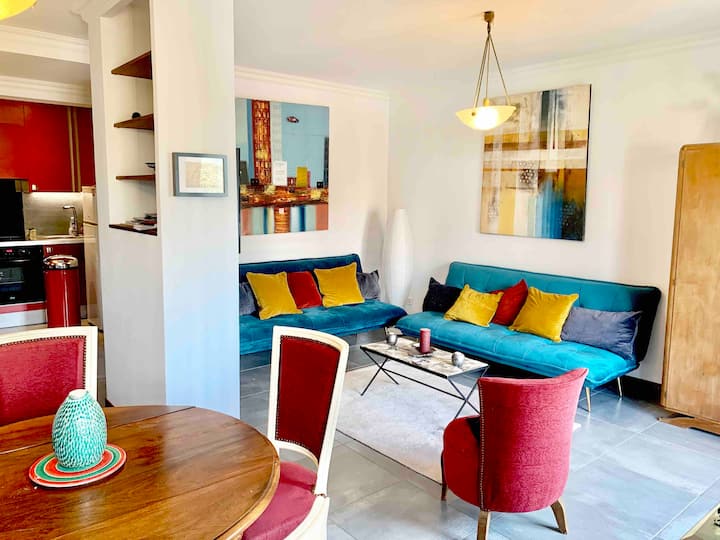 Charme Cosy & Trendy, Clim, Proche Croisette & Mer - Juan les Pins