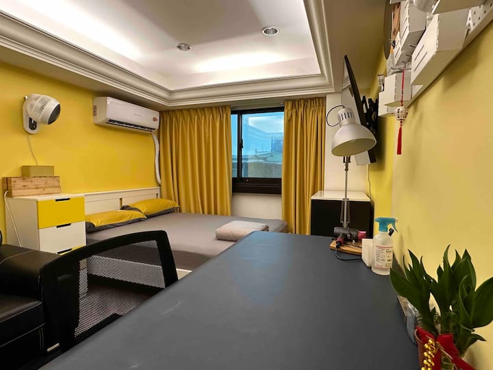 靜。套房。近板橋湳雅夜市 。新北耶誕城。Yellowstudio - Taipei