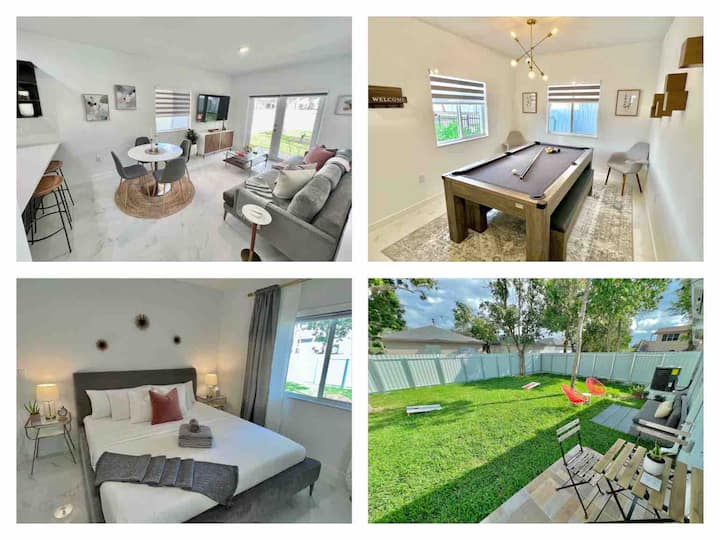 New Build! 3 Bedroom 2 Bath Private Clean Home-mia - Miami Lakes, FL