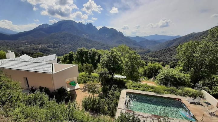 Villa D'architecte, Piscine Privative, Vico Corse - Corsica