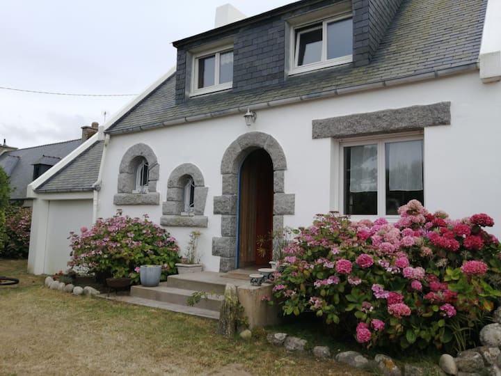 Maison Vue Mer, Grand Jardin, Le Long Du Gr34 - Plouguerneau