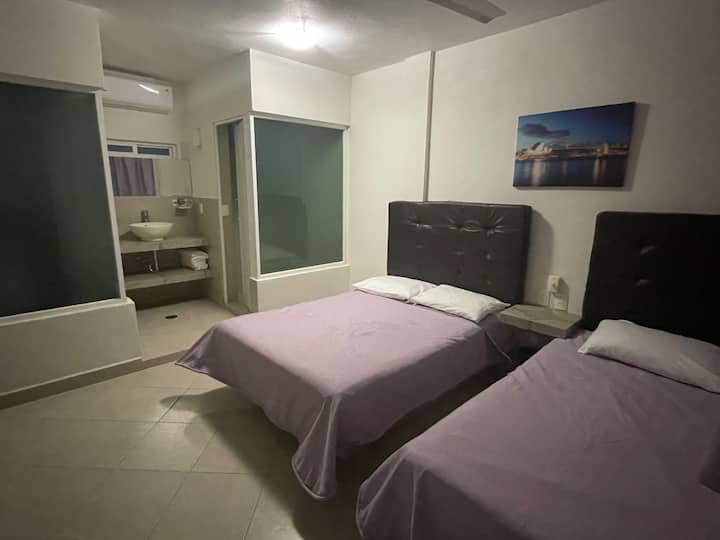 Habitación Privada P/3 Personas Por Playa Bonfil - Acapulco
