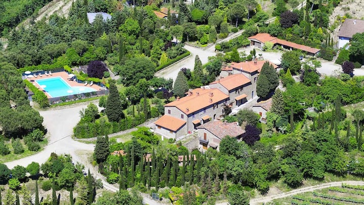 Tuscan Country House In The Wine Farm - Arezzo