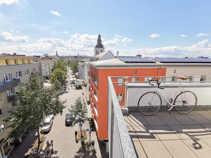 Penthouse Mit Dachterrasse üBer Der Stadt Gießen - Gießen