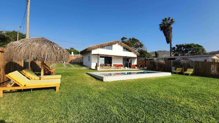 Casa Bungalows Con Amplia Piscina - Santa Rosa