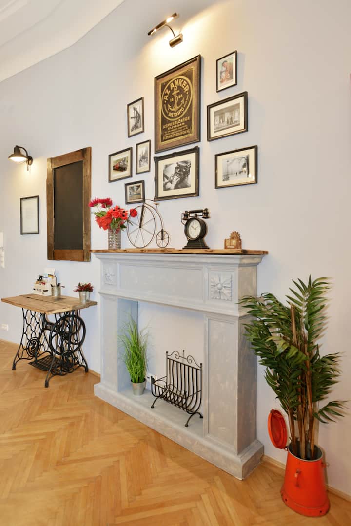 Katie'shomes-incentre, 4br,4bth,6/8p,ac - Budapest