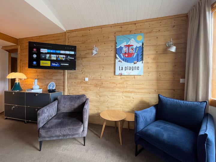 Belle Plagne Haut Duplex 3 Chambres - Les Néréides - La Plagne