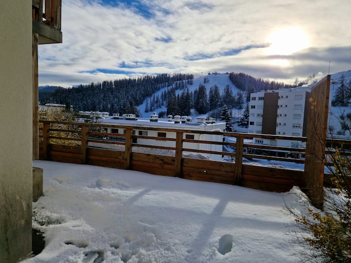 Appartement Terrasse Centre Station Avec Piscine - Valberg