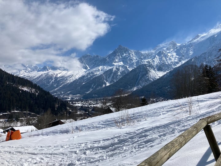 Appartement Accès Skis Aux Pieds Avec Piscine - Servoz