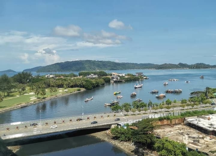 1400sqft Seaview Loft D 3房@imago Mall楼上公寓（7pax） - Kota Kinabalu