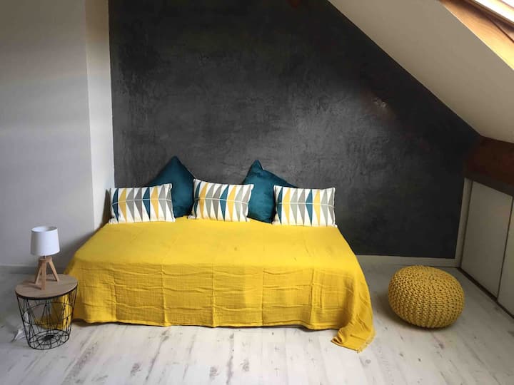 Chambre Design / Quartier Prémartine/2 Personnes - Le Mans