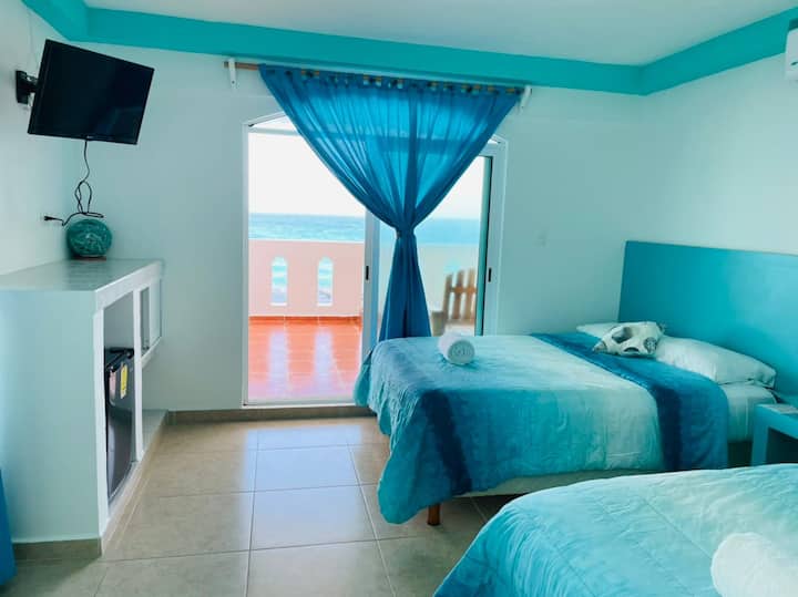 Casa Cural # 1 Tranquility In Front Of The Sea - Isla Mujeres