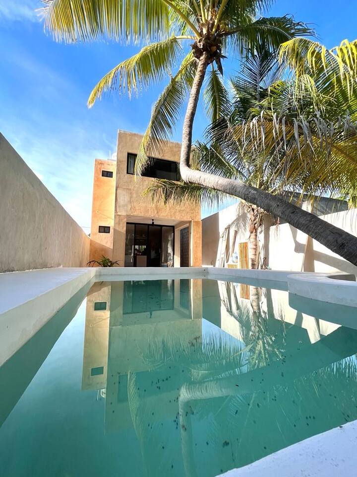 Villa Con Alberca A 100m Del Mar - Telchac Puerto