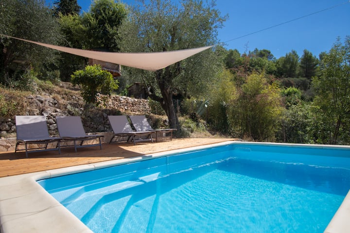 Panorama & Pool - Hinterland Nizza - Grasse