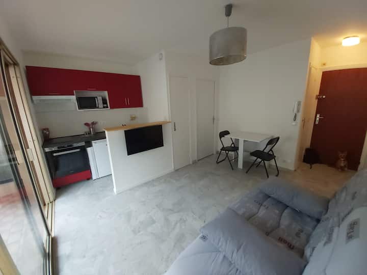 Studio Proche Centre-ville - Balcon - Plage du Borrigo (Menton)
