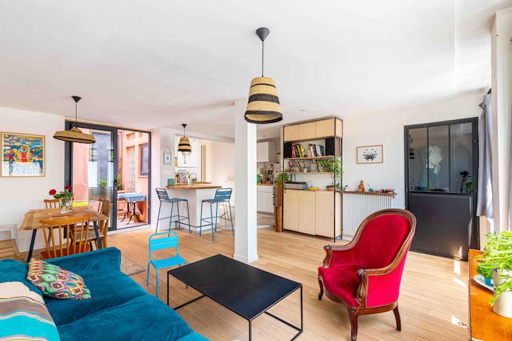 Maison 4 Chambres (7/8 Personne) Tres Proche Metro - Paris