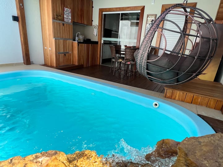 Casa Com Piscina Próximo A Praia E Ao Beto Carrero - Penha